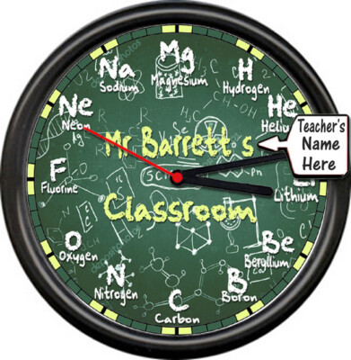 Personalized Name Chemistry Math Science Teacher Professor Gift Sign ...