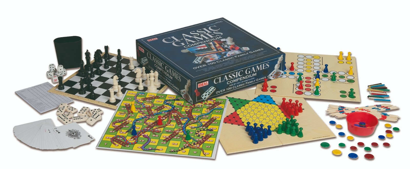 Classic Games Compendium by IDEAL - Over 100 Timeless Family Games ...