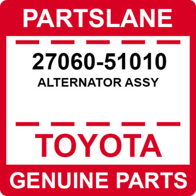 Toyota Land Cruiser 1VDFTV OEM Genuine Alternator 27060-51010 | eBay