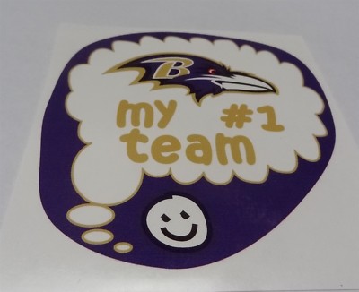 NFL Baltimore Ravens Decal Window Static-Cling Sticker Car or Truck | eBay
