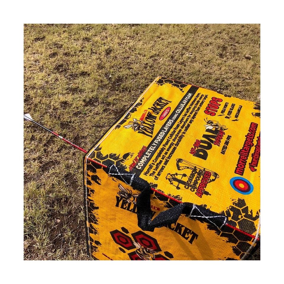 Morrell Yellow Jacket Dual Threat 380 FPS Foam Archery Target Block for ...