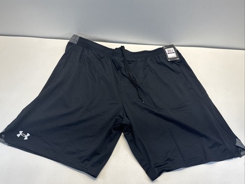 Under Armour NEW Locker 9" Pocketed Mens 2XL Black Greg Gym UA Shorts ...