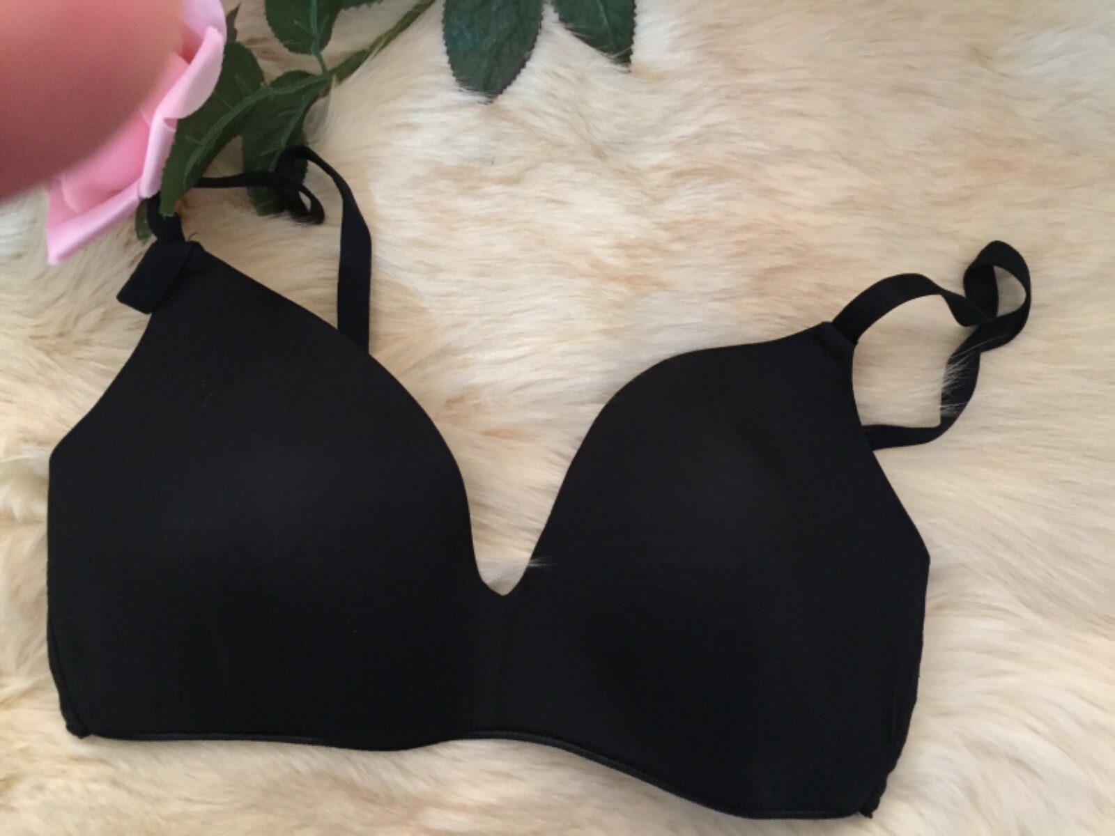 H&M Bra size it 2c Us 32c eu 70c padded wireless black | eBay