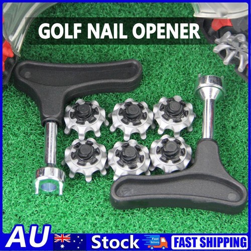 Portable Golf Shoe Cleats Twist Nail Puller Golf Spikes Wrench Remover ...