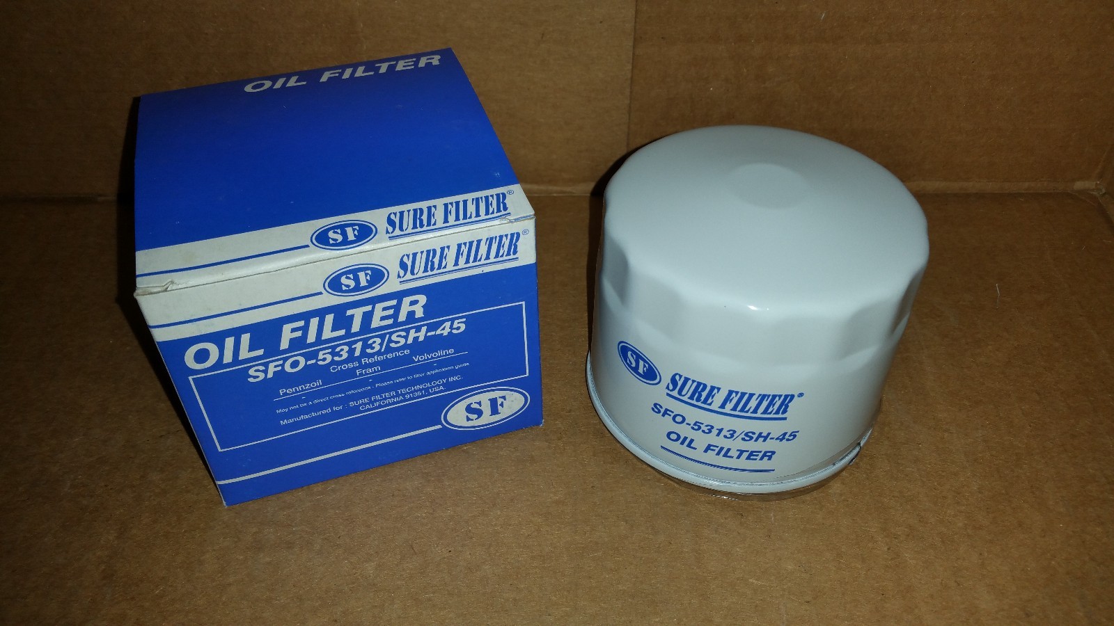 SURE SFO-5313 OIL FILTER (1 pc) GM TRUCK 7.4L, 8.1L 25324052 89060499 ...