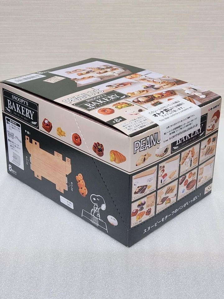 Re-ment SNOOPY'S BAKERY BOX products all 8 Types Complete Set New | eBay