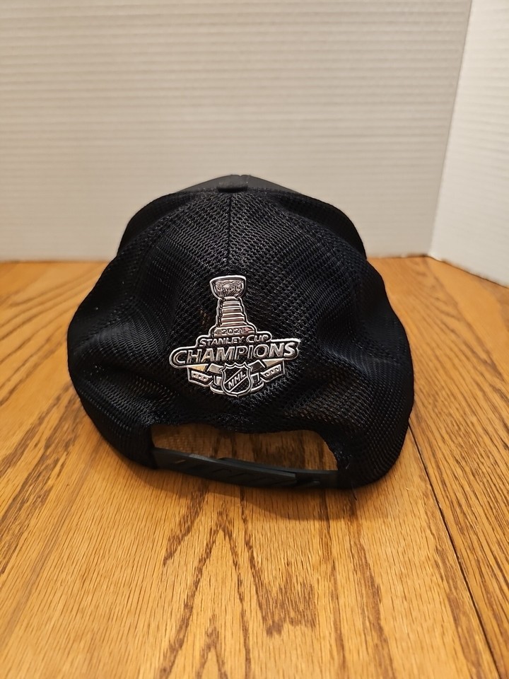 Tampa Bay Lightning 2021 Stanley Cup Champions Adjustable Trucker Hat ...