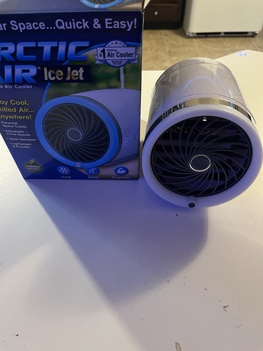 Arctic Air Ice Jet Portable Air Cooler, 3-Speed Personal Space Cooler ...