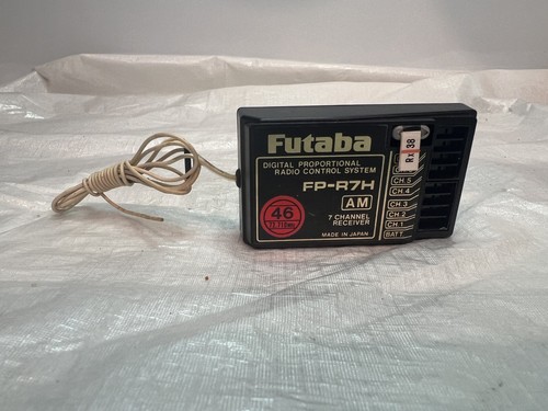 RARE FUTABA G SERIES WIDE BAND AM FP-R7H 7 CHANNEL RECEIVER CH38 ON 72. ...