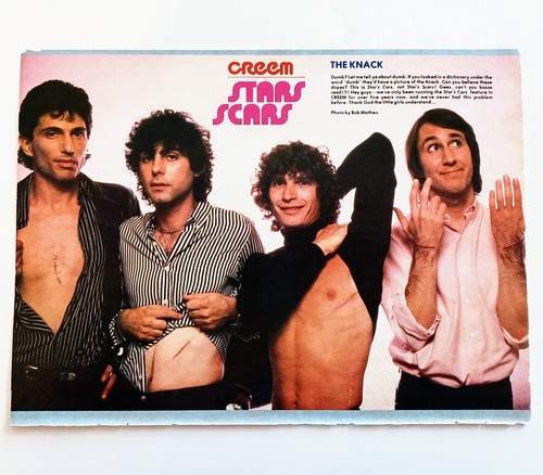THE KNACK~Original 1980 Mini-Poster~Vintage Creem Full Page Rock ...