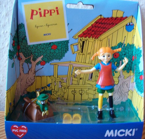 Pippi Longstocking Figures Pippi and Monkey Plastic Toy Figures | eBay