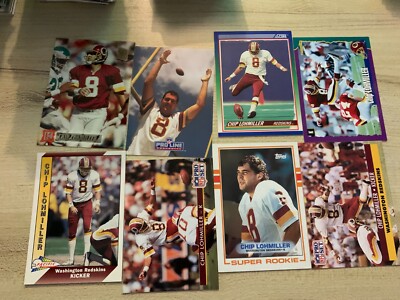 14 Chip Lohmiller Cards Must Have Lot -Redskins Kicker W/ RC | eBay