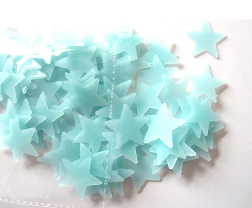 PKG of 200 GLOW IN THE DARK 1.25" to 1.5" Blue, Yellow, or Multi ...