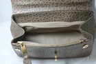 MARC JACOBS GARBO GENE HANDBAG TEXTURED CRACKED PEBBLED TAUPE LEATHER ...