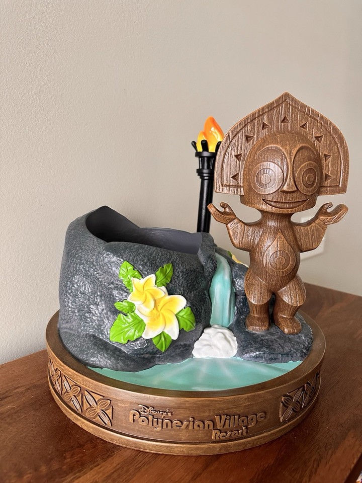 Disney Parks Polynesian Resort Large Maui Tiki Man Planter Statue ...