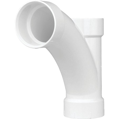 Charlotte Pipe 3 In. Tee-Wye DWV PVC Tee PVC 00501 1000HA Charlotte ...