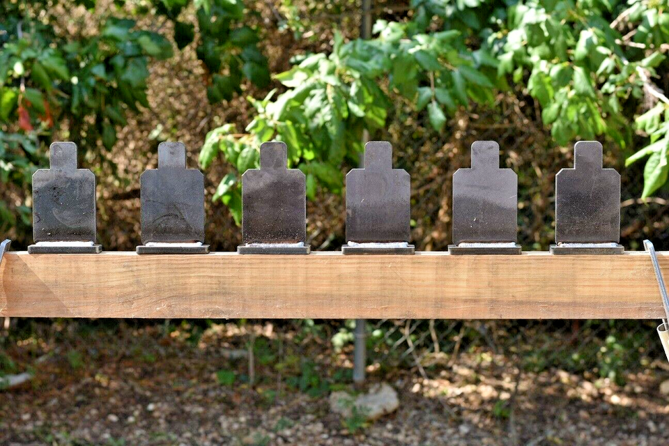 [SR] 6" Practice IDPA Knock-over Shooting Range Target 3/8" Steel ...
