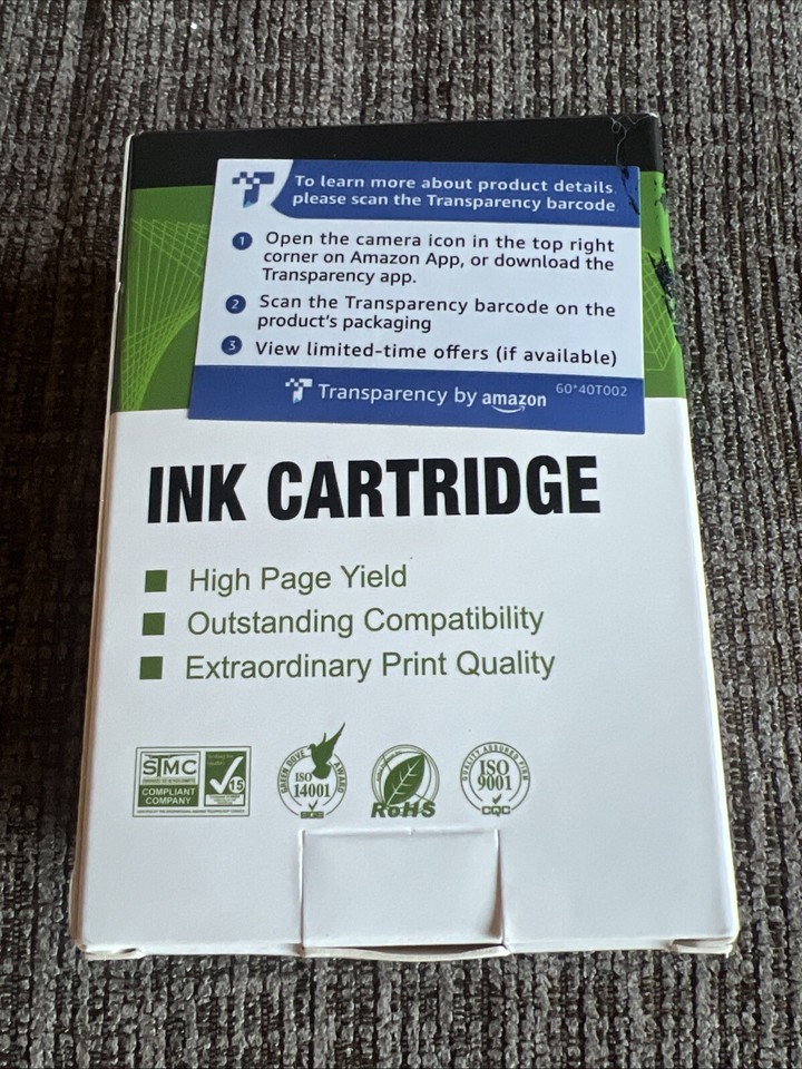 1 Black & 1 Tri Color (3 Color) Ink Cartridges 64XL HP Printer NEW ...
