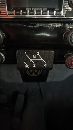 Made For Early VW Bug Bus Type 3 Ghia Shift Pattern Decal Beetle ...