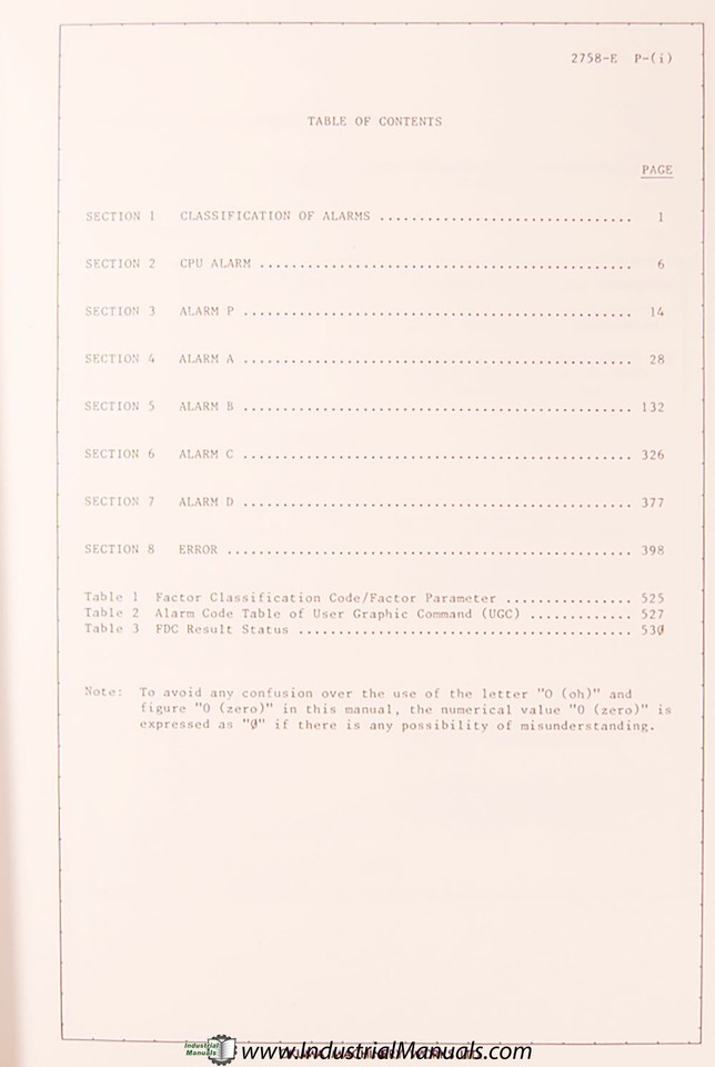 Okuma OSP500L-G, OSP5000L-G Alarm and Error List Manual | eBay