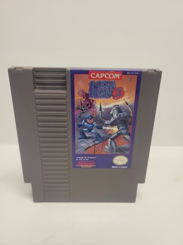 Mega Man 3 (Nintendo NES, 1990) Game Only | Authentic | Tested/Working ...