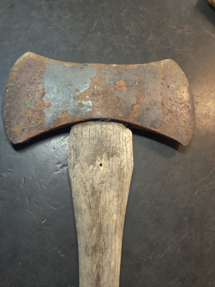 Vintage Twin Head Five Pound Axe With 32 Inch Handle | eBay