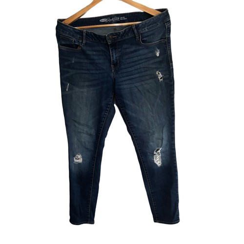 Old Navy Rock Star Low Rise Distressed Women’s Size 14 | eBay