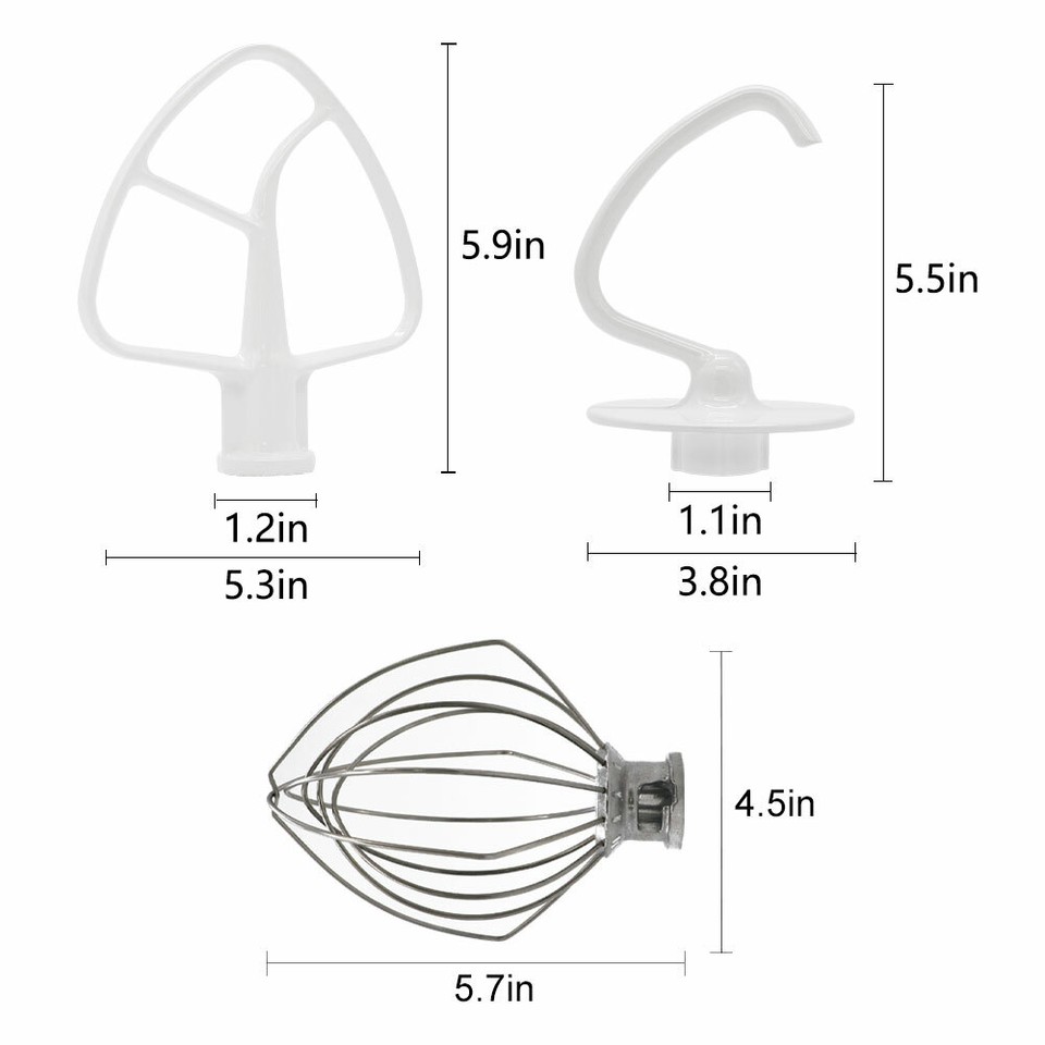 K45DH,K45WW,K45B Mixer Dough Hook Kit Compatible with KitchenAid | eBay