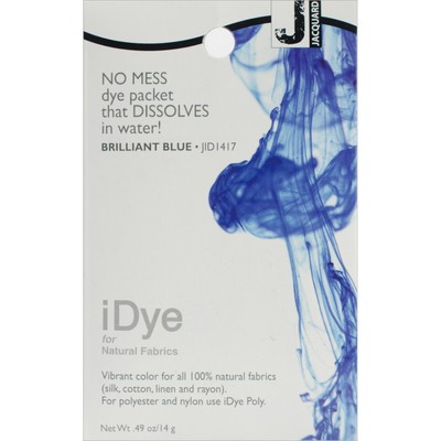 6 Pack Jacquard iDye Fabric Dye 14g-Brilliant Blue IDYE-417 | eBay