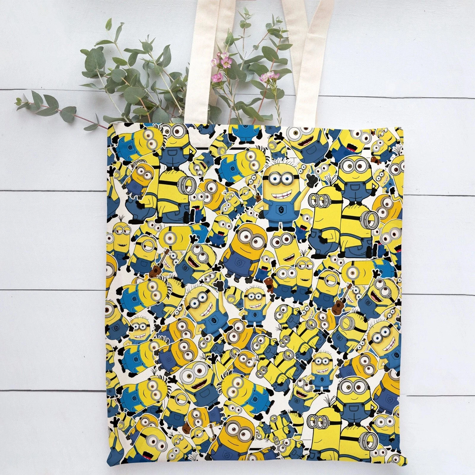 Minions Tote Bag, Kevin Stuart Bob Minion Hand Bag, Minions Lovers Gift ...