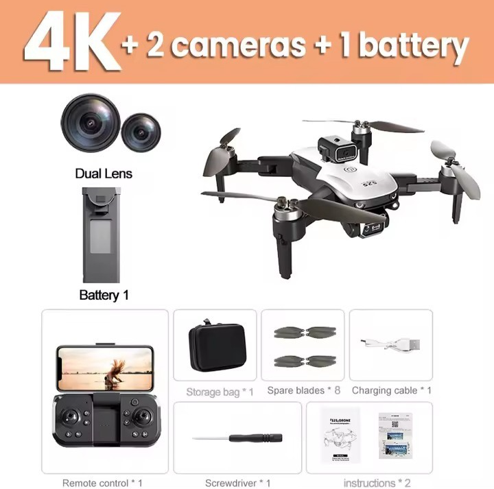 4K HD Camera Drone Professional GPS FPV – Foldable, Long Range, Smart ...