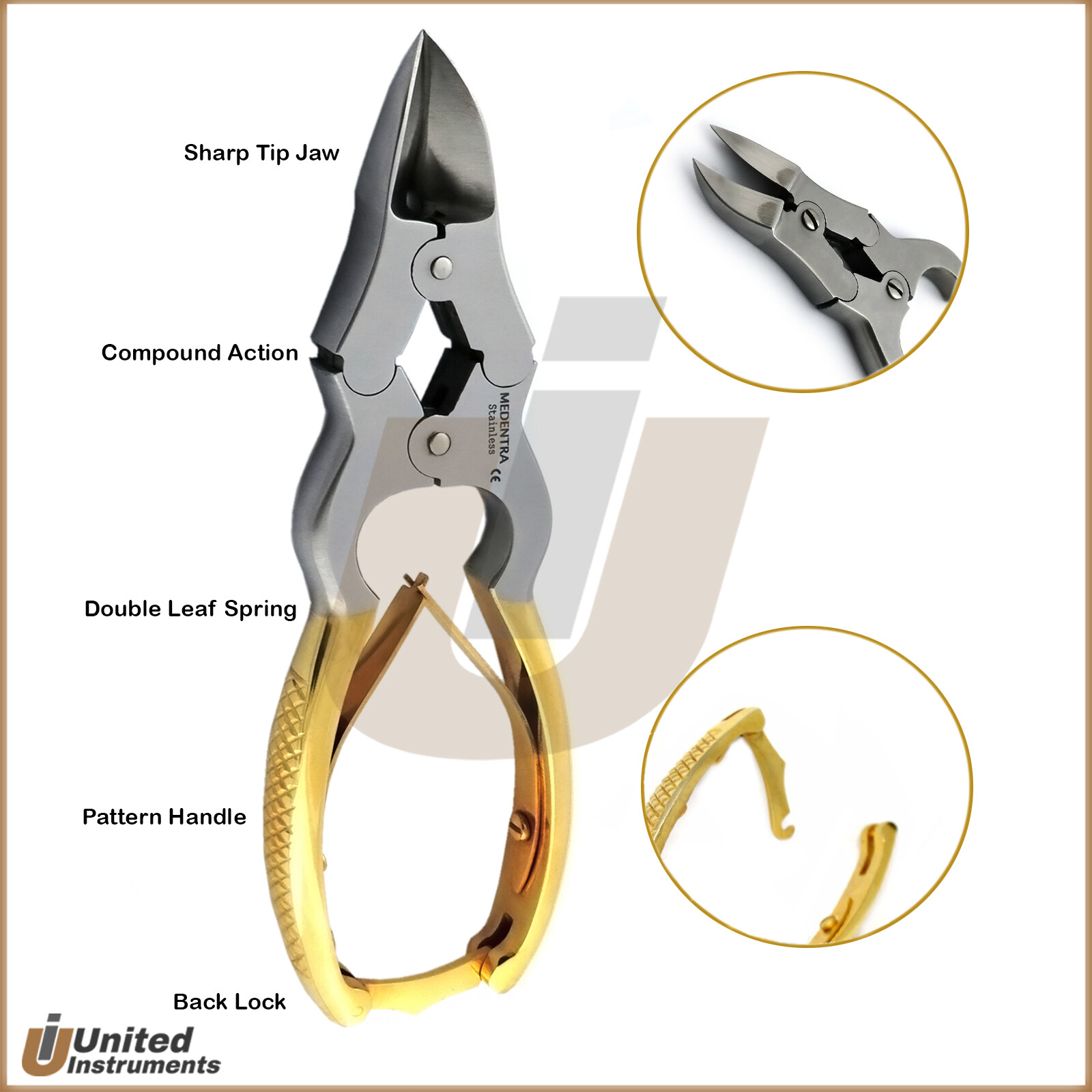 Range Of Podiatry Nail Surgery Cutter Toenail Splitter Cuticle Nippers ...