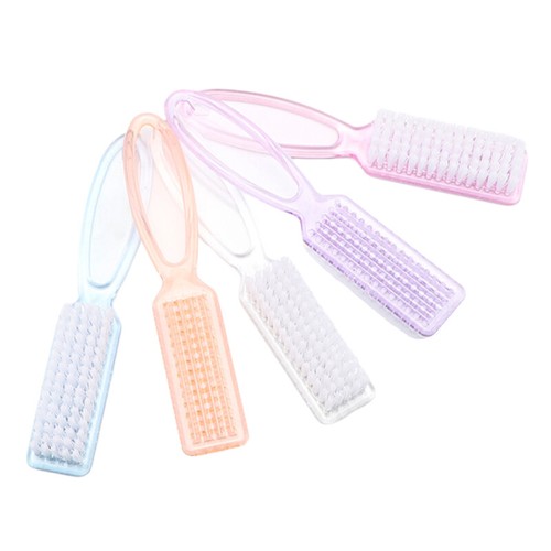 Plastic Handle Nail Dust Clean Cleaning Brush Manicure Pedicure File ...