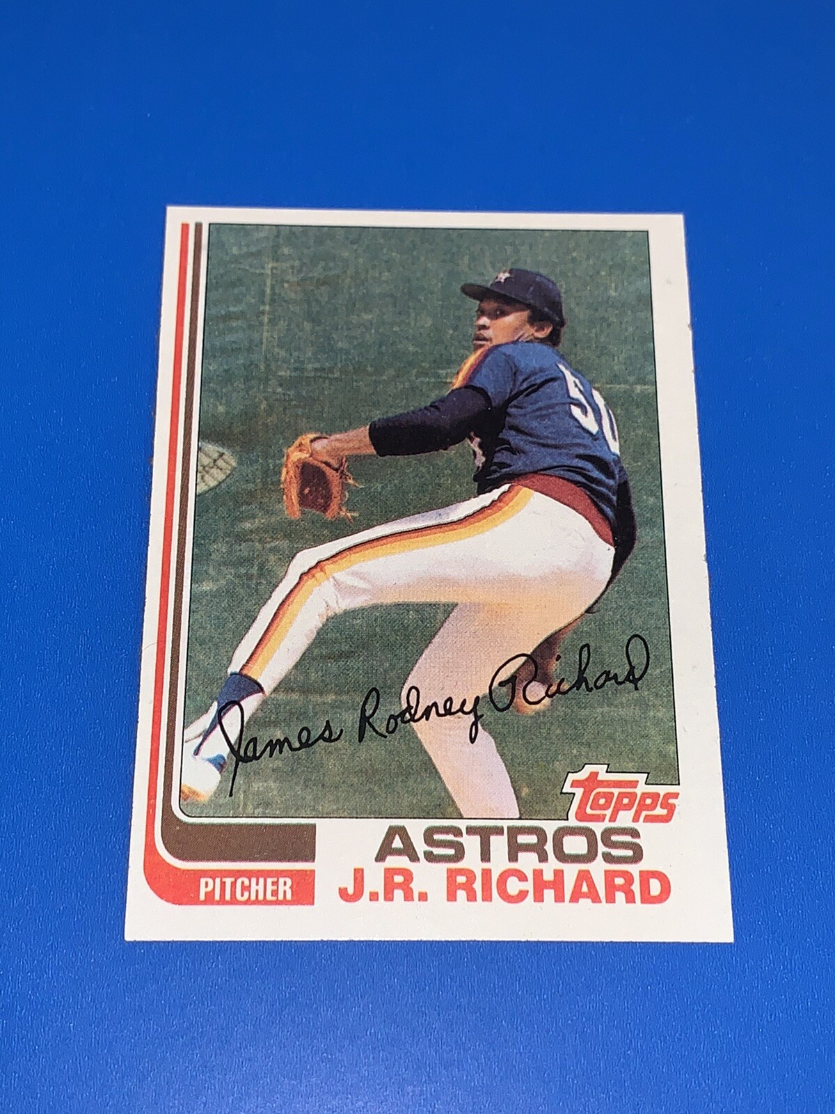 1982 Topps J.R. Richard Baseball Card #190 Houston Astros Set Break NM ...