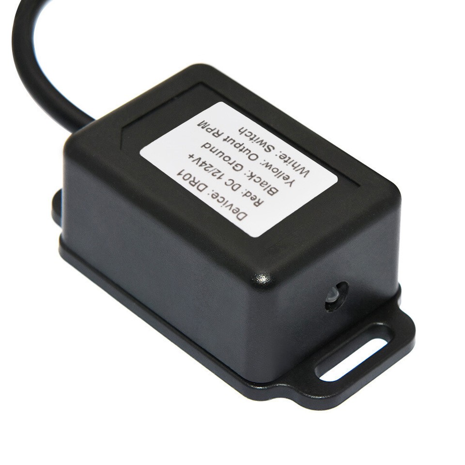 85MM Tachometer 0-3000RPM with Diesel Engine Tach Adapter RPM Signal ...