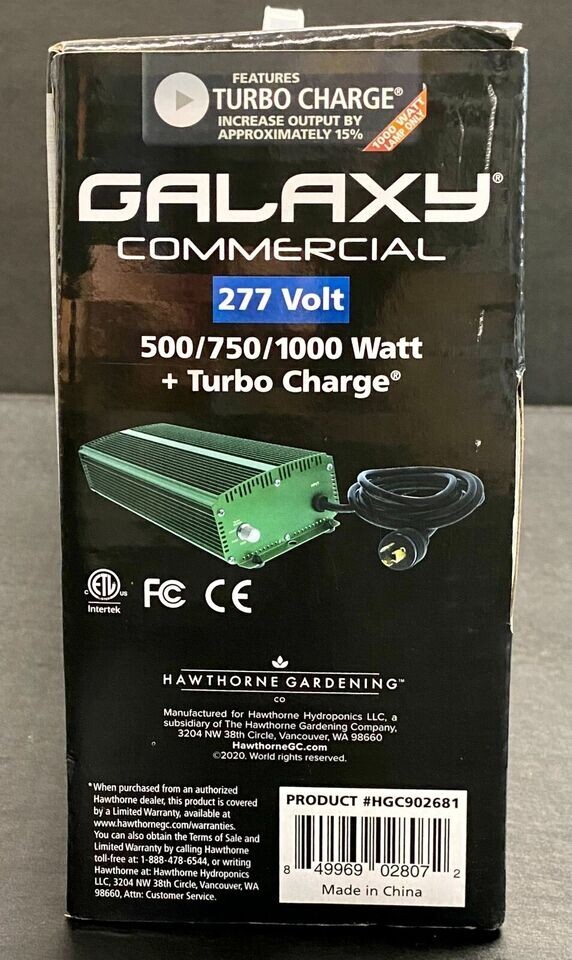 Galaxy 1000 Watt Commercial Ballast. 277 Volt. New and Unopened | eBay