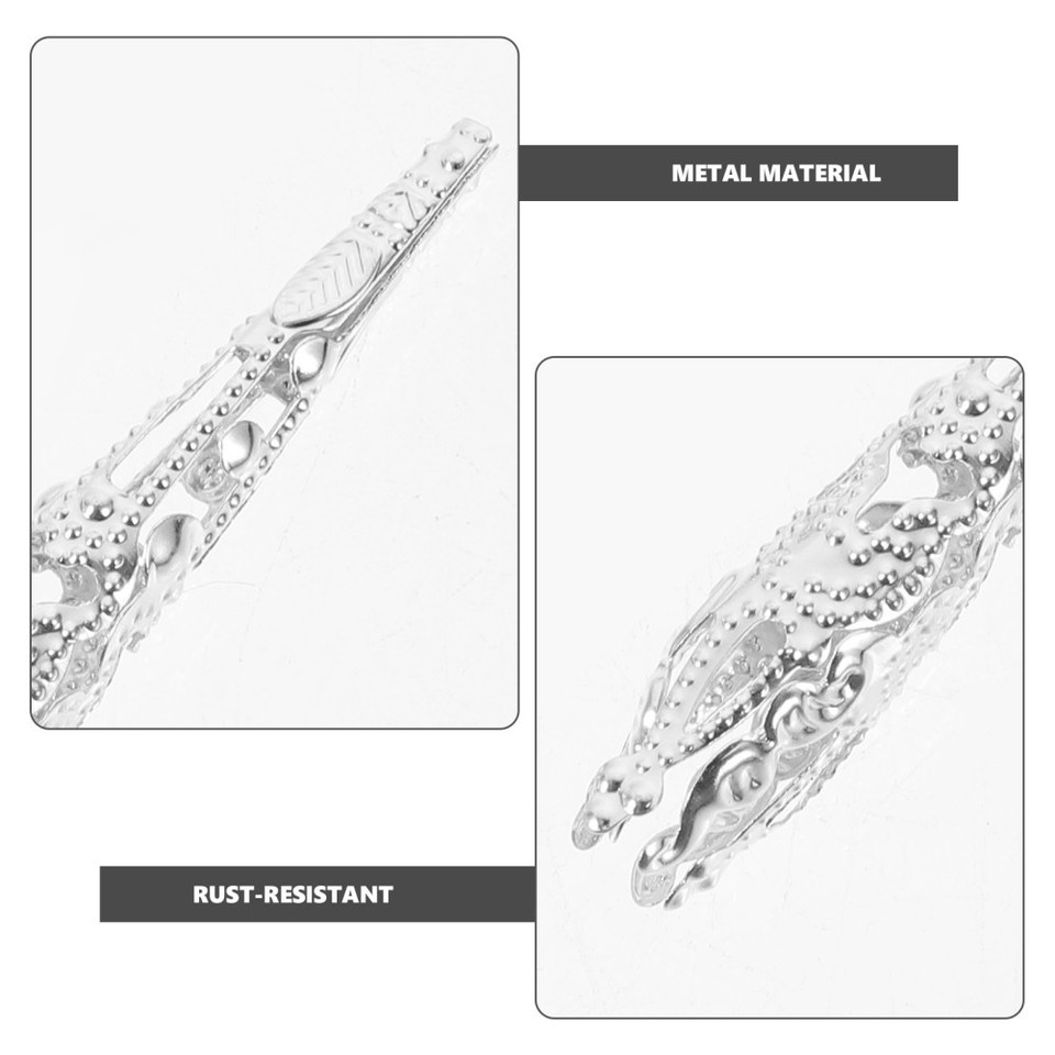 120 Pcs Bracelet Making Beads Caps Findings for Jewelry Craft Cones ...