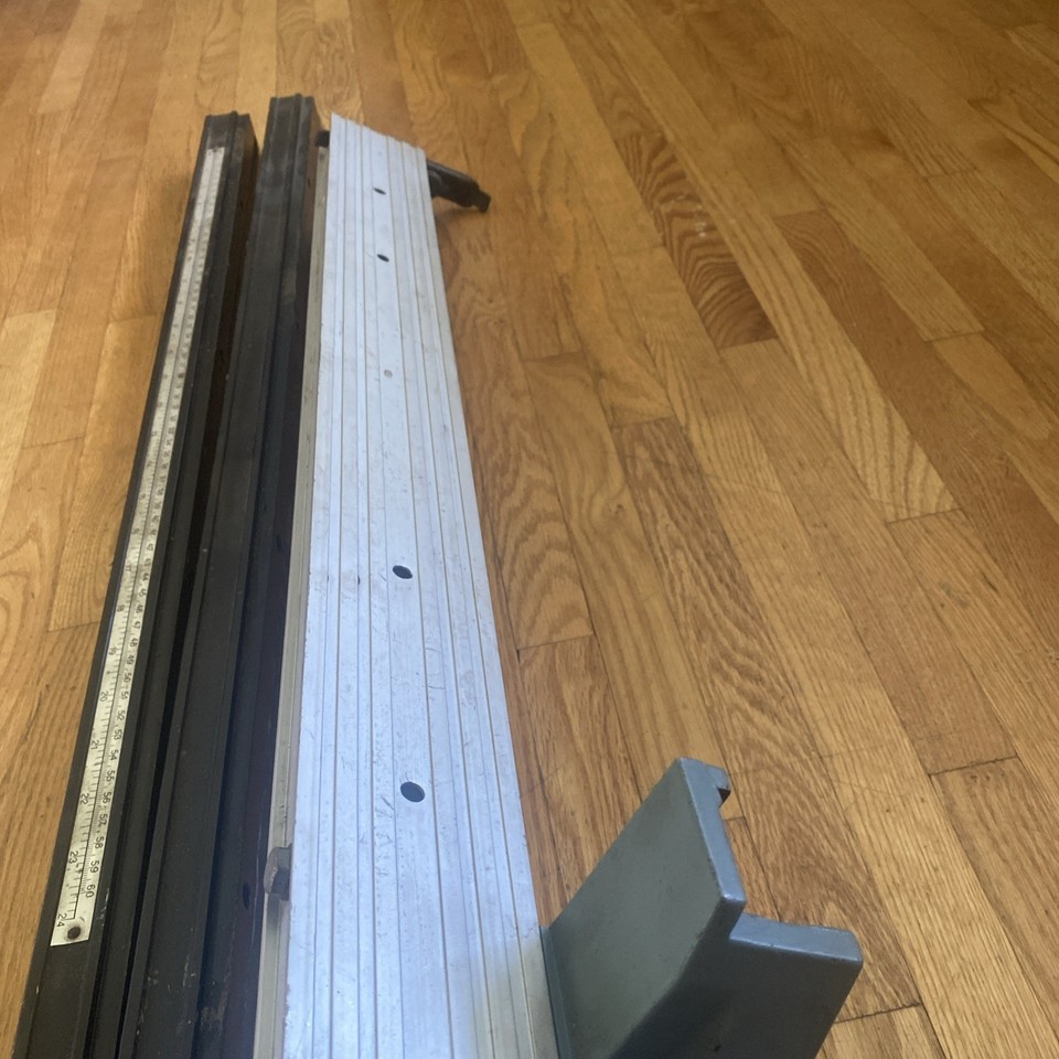 Delta 34-670 table saw RIP FENCE With Guide Rails fits square guide ...