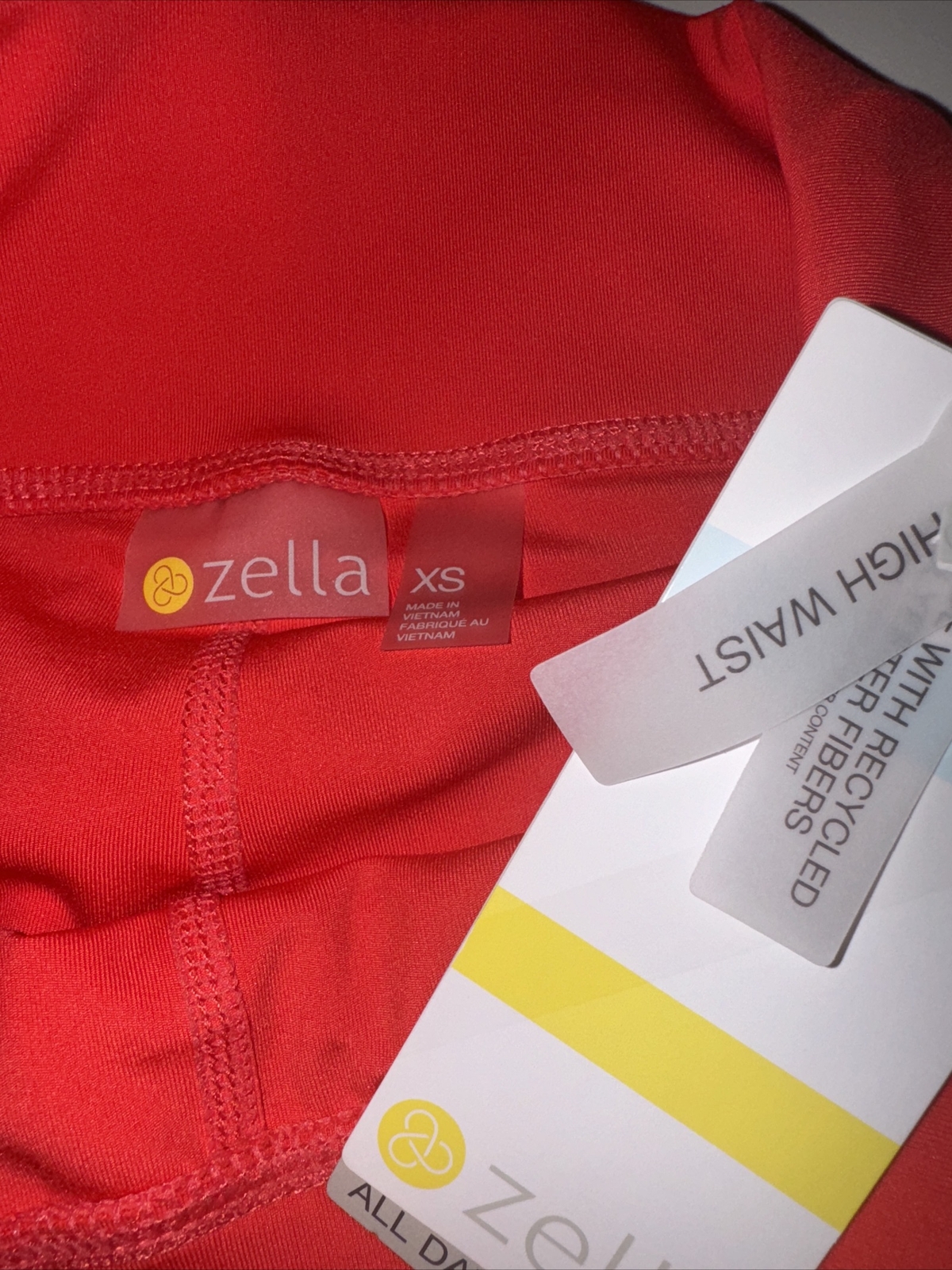 Zella All Day Performance Skort Size XS Red Hibiscus Coral Pockets ...