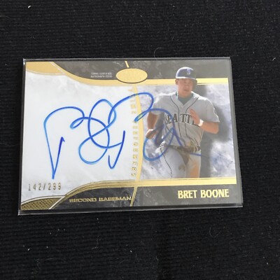 2016 Tier One Brett Boone Prime Performers Auto Autograph 142/299 ...
