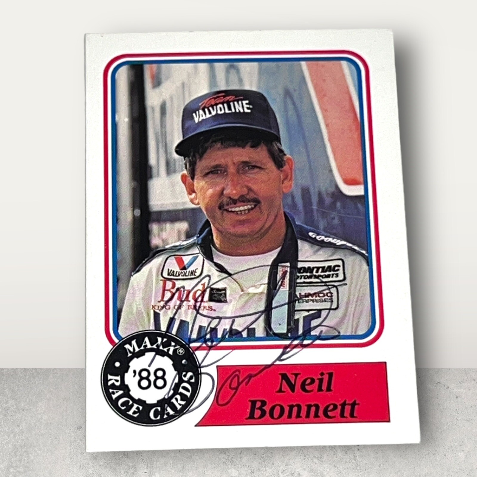 Neil Bonnett 1988 MAXX #20 VALVOLINE RACING NASCAR WINSTON CUP ...