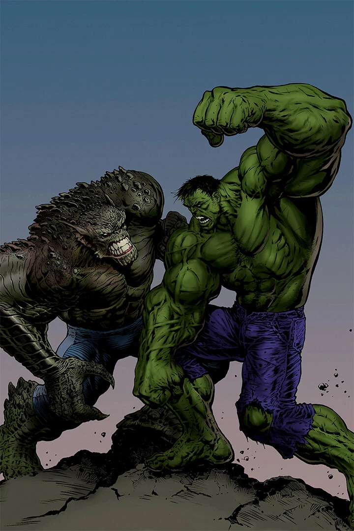 The Incredible Hulk Vs Abomination Poster