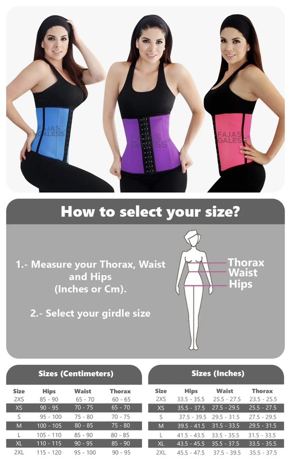 Fajas Galess Women Waist Trainer Cincher Gym Shapewear Underbust ...