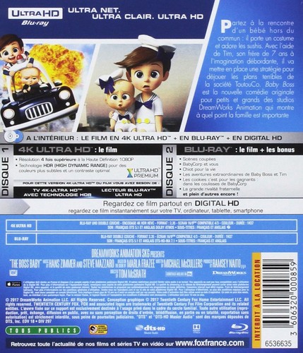 Baby boss 4k Ultra-HD (4K UHD Blu-ray) Stefan Godin Dorp Timothe Vom ...