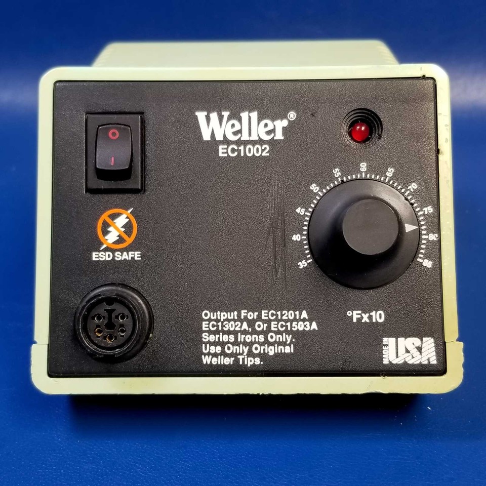 WELLER EC1002 SOLDERING STATION 60 WATT ADJUSTABLE TEMP | eBay