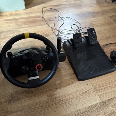 Logitech Driving Force GT steering wheel and Pedals combo with Force ...
