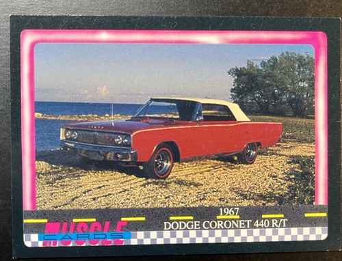 Vintage 91 MUSCLE Cards, #56 1967 Dodge Coronet 440 R/T Convertible ...