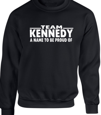 KENNEDY Men's Sweatshirt Family Name Surname CAN CHANGE 2 ANY NAME ...