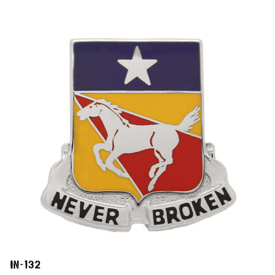 US Army DUI Pin ~ 221st Cavalry NV ARNG "Never Broken" ~ NOS Vanguard ...