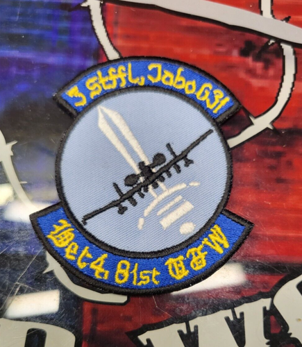 EMBROIDERED DET 4, 81st TFW PATCH (Please Read Ad) | eBay